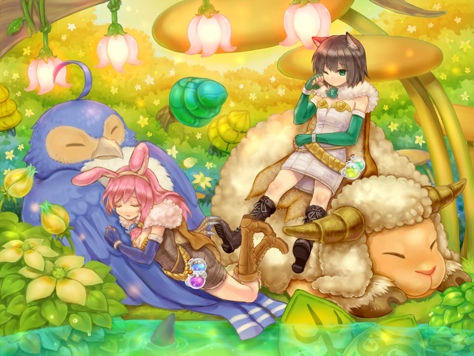 Safebooru - 2girls alchemist (ragnarok online) amistr (ragnarok online ...
