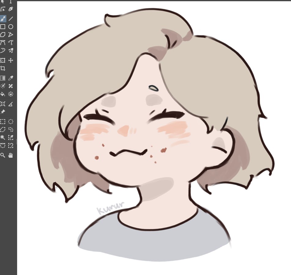 Safebooru - 1girl :3 art program in frame bob cut chibi chibi only clip ...