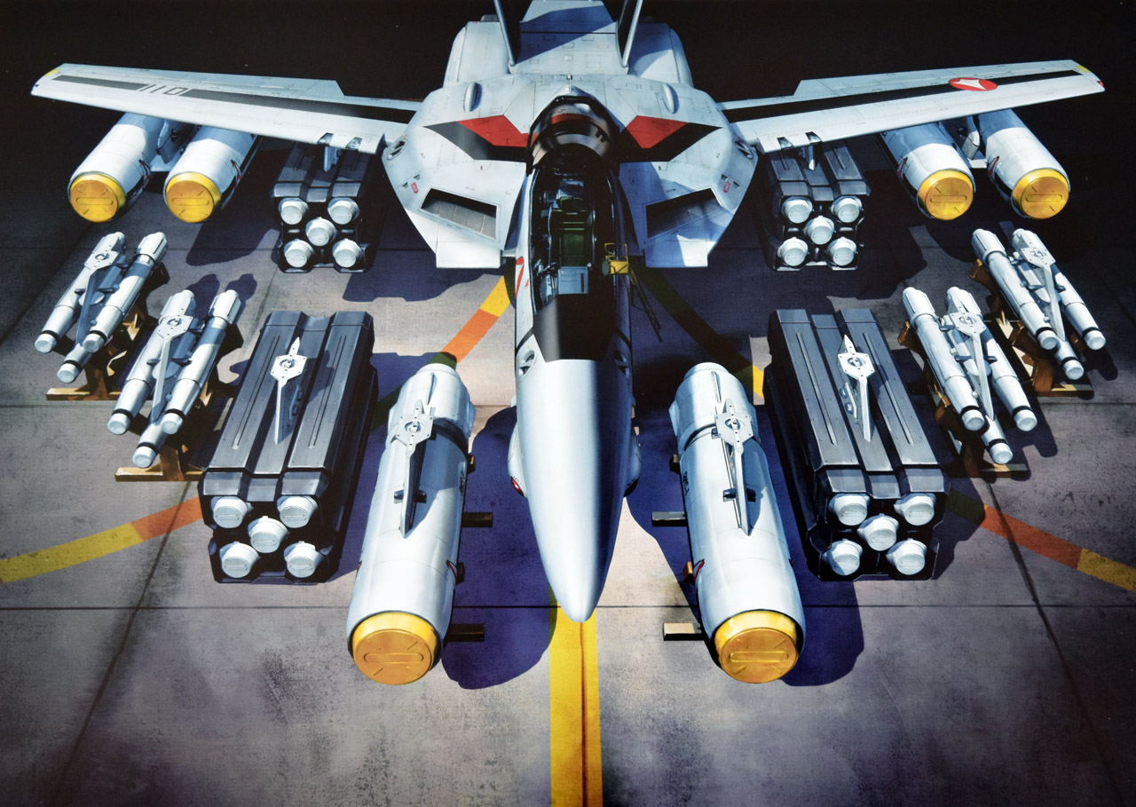 Safebooru - canopy choujikuu yousai macross dirty hangar macross ...