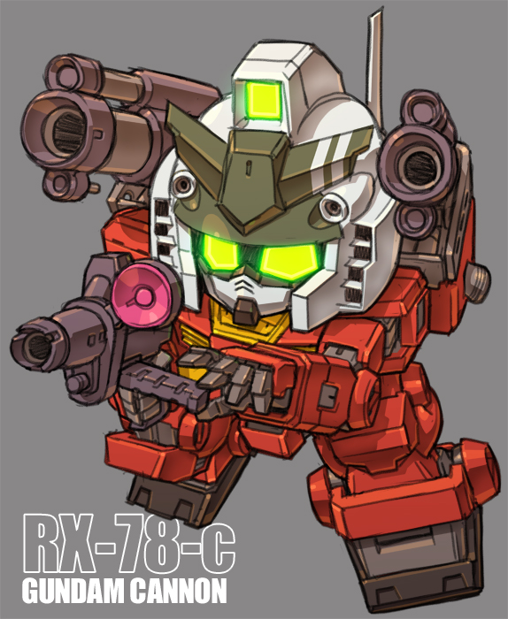 Safebooru - beam rifle character name chibi energy gun fusion glowing ...