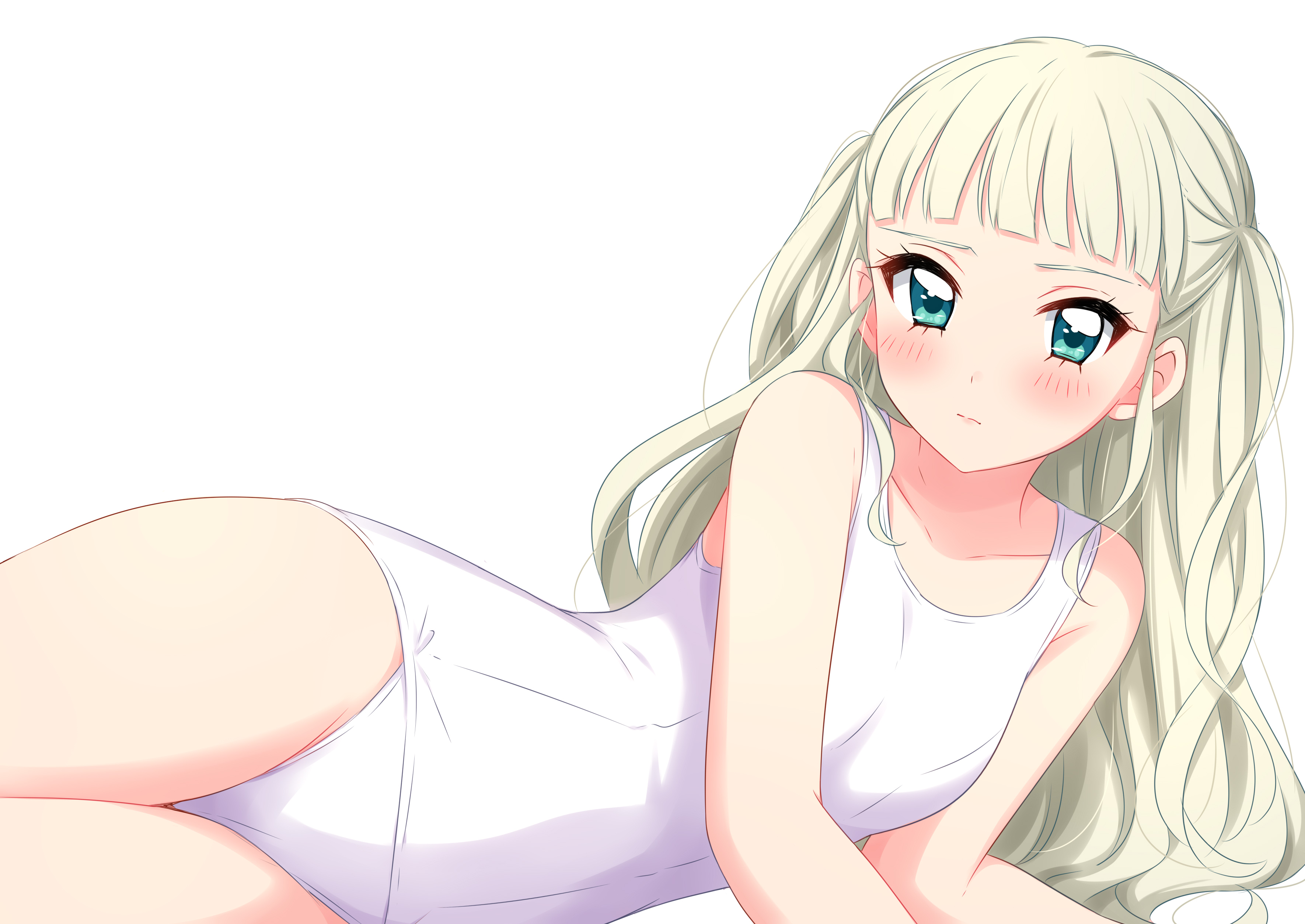 Safebooru - 1girl absurdres aikatsu! aikatsu! (series) bare shoulders blonde hair blue eyes ...
