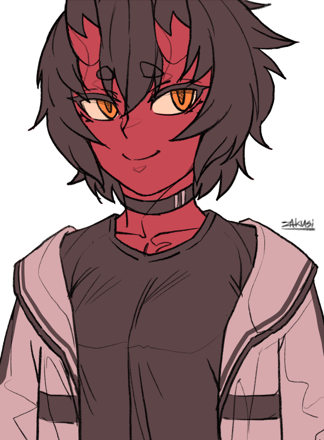 Safebooru - 1girl black choker black hair black shirt choker closed ...