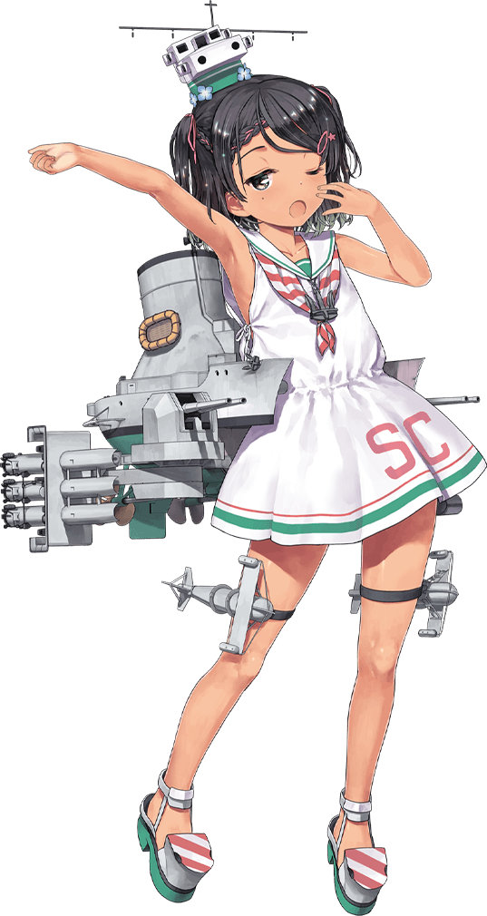 Safebooru - 1girl black eyes black hair braid dress full body jiji ...