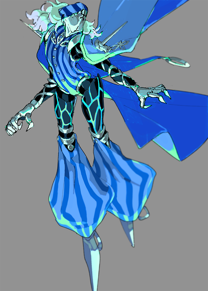 Safebooru - 1boy armor avicebron (fate) blue theme fate (series) grey ...