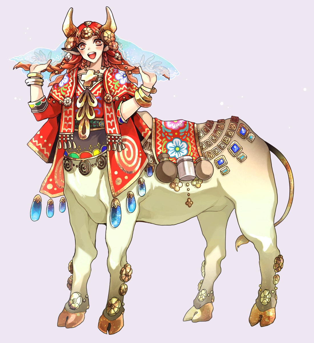 Safebooru - + + 1girl :d animal ears bangs blush bracelet braid capelet ...