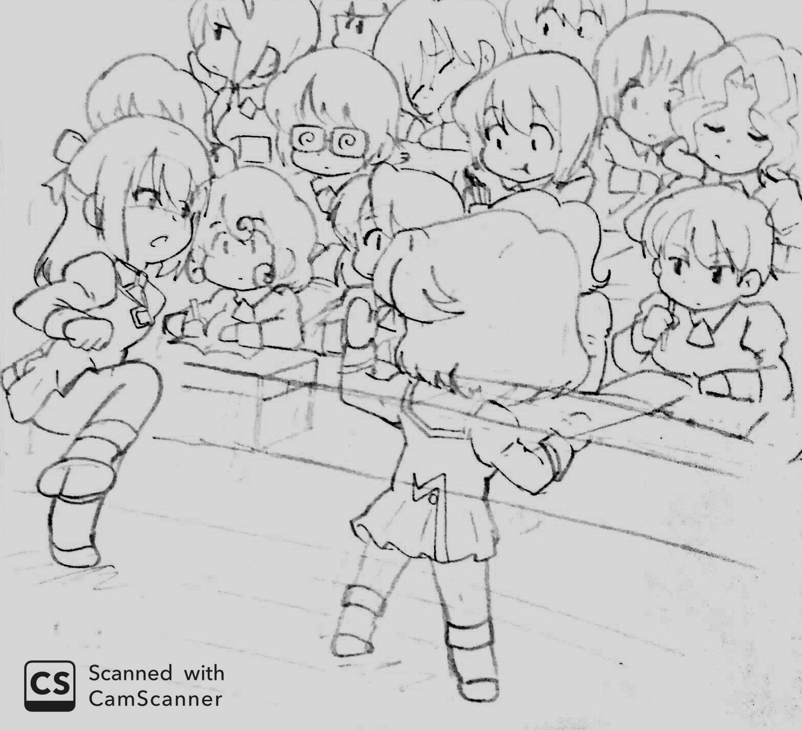 Safebooru - 6+girls agent aika aika (series) ayumi (agent aika) bangs bianca (agent aika) black ...