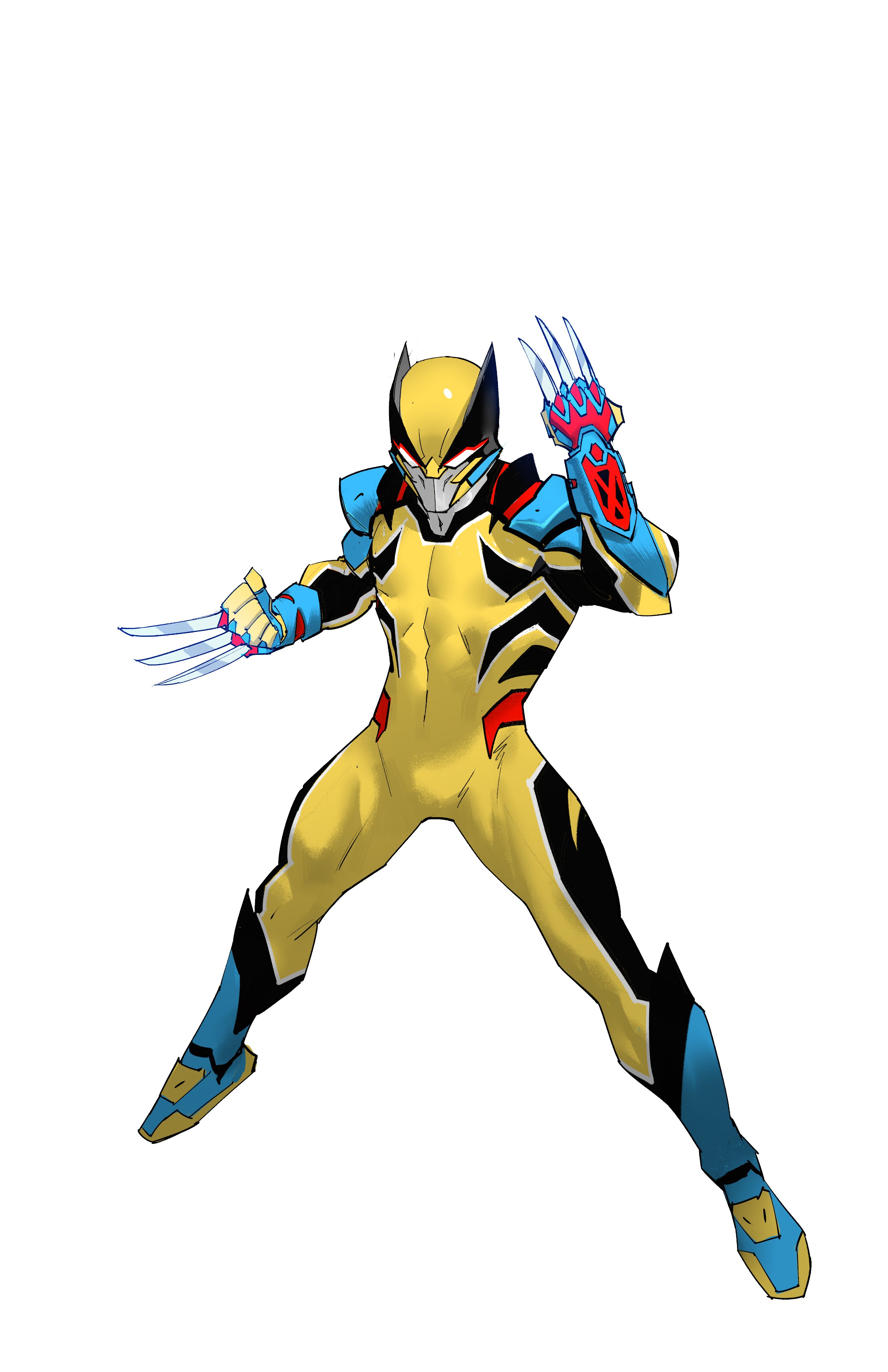 Safebooru - 1boy absurdres claws clenched hands dan mora english ...