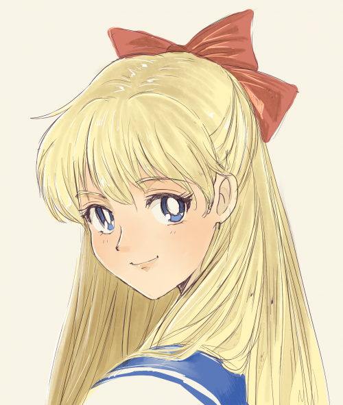 Safebooru - 1girl aino minako bangs bishoujo senshi sailor moon blue eyes blue sailor collar bow ...