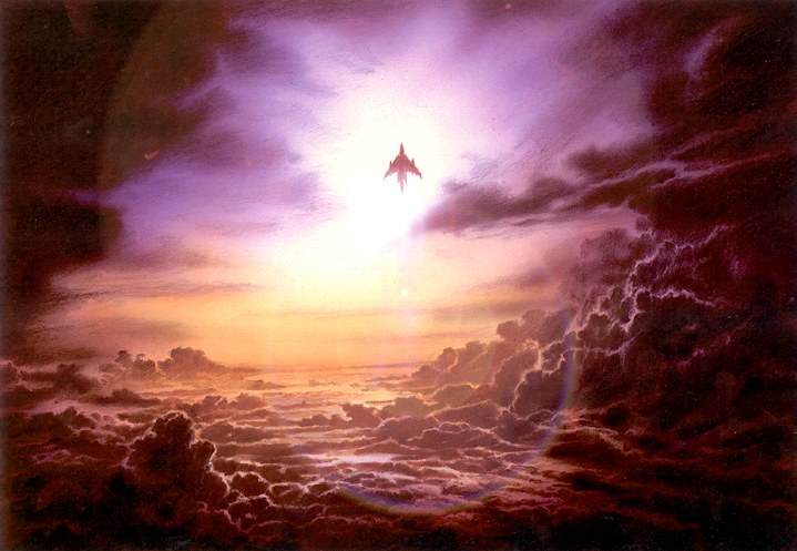 Safebooru - aircraft airplane aoki uru artist request clouds cloudy sky ...