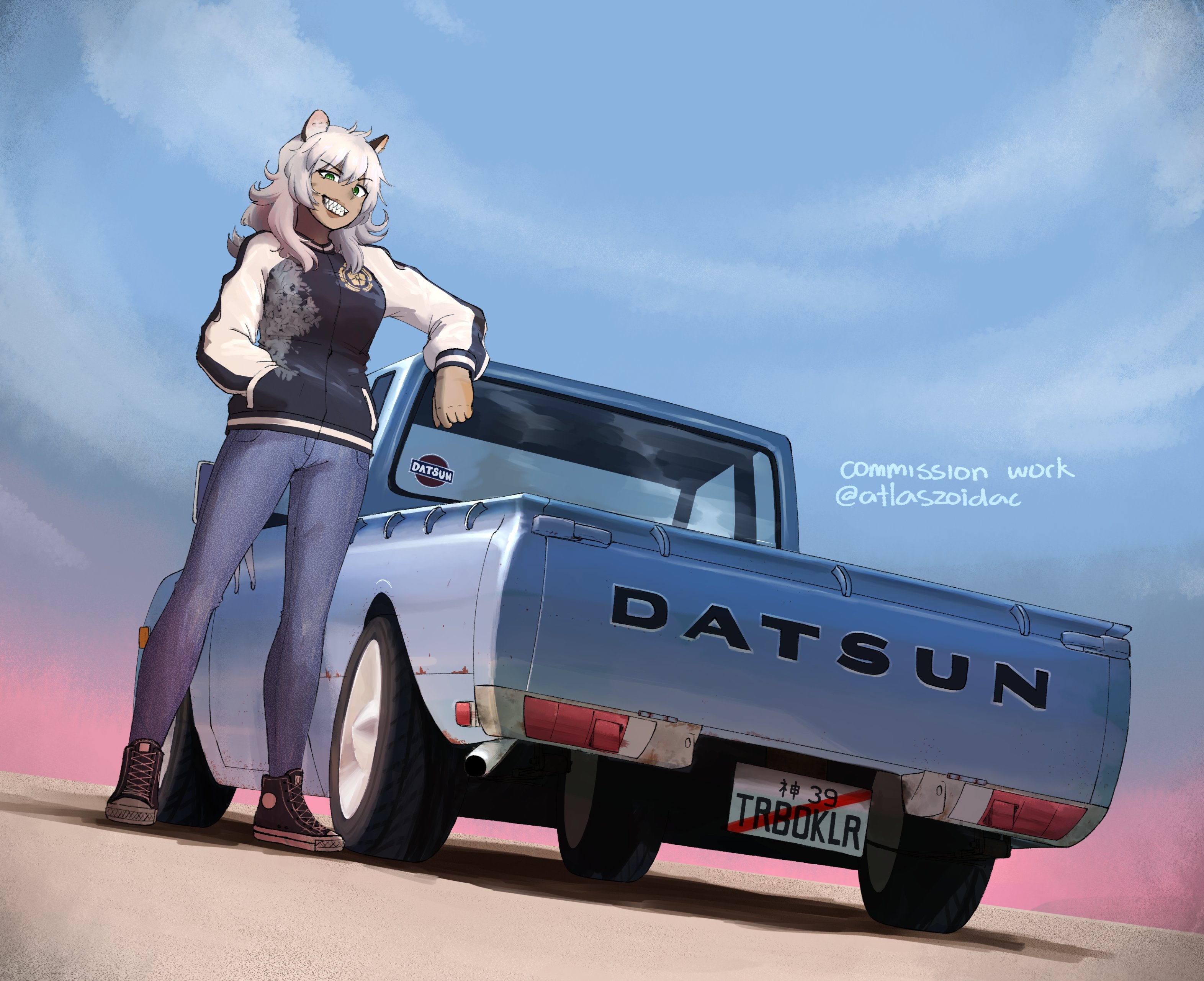 Safebooru - 1girl absurdres animal ears atlaszoidac bangs black ...