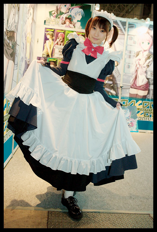 Safebooru - apron cosplay konatsu minato maid maid uniform photo ...