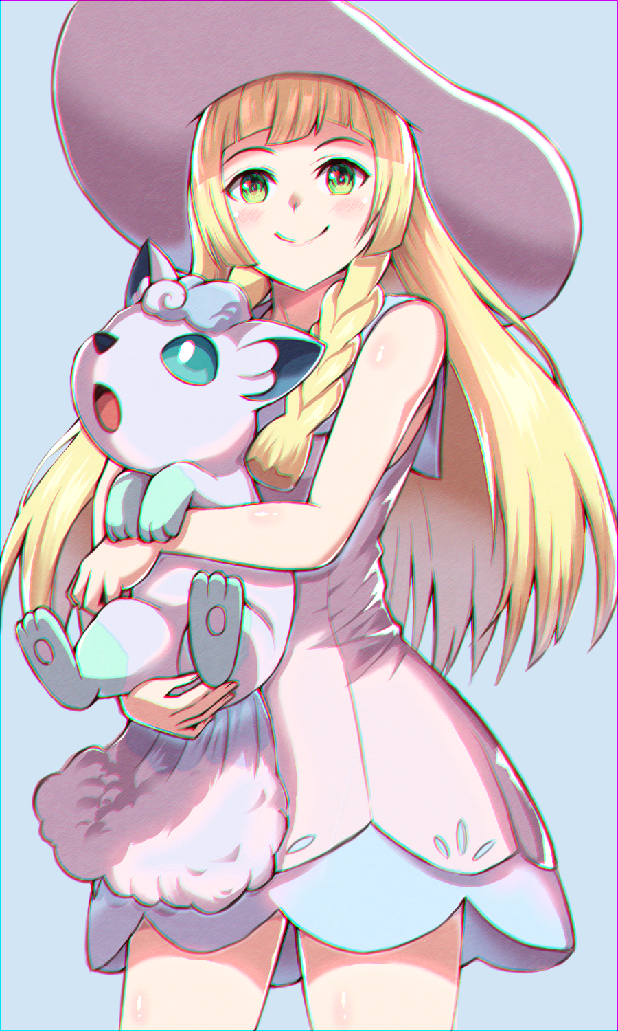 Safebooru - 1girl alolan form asada yo blonde hair blue sailor collar ...