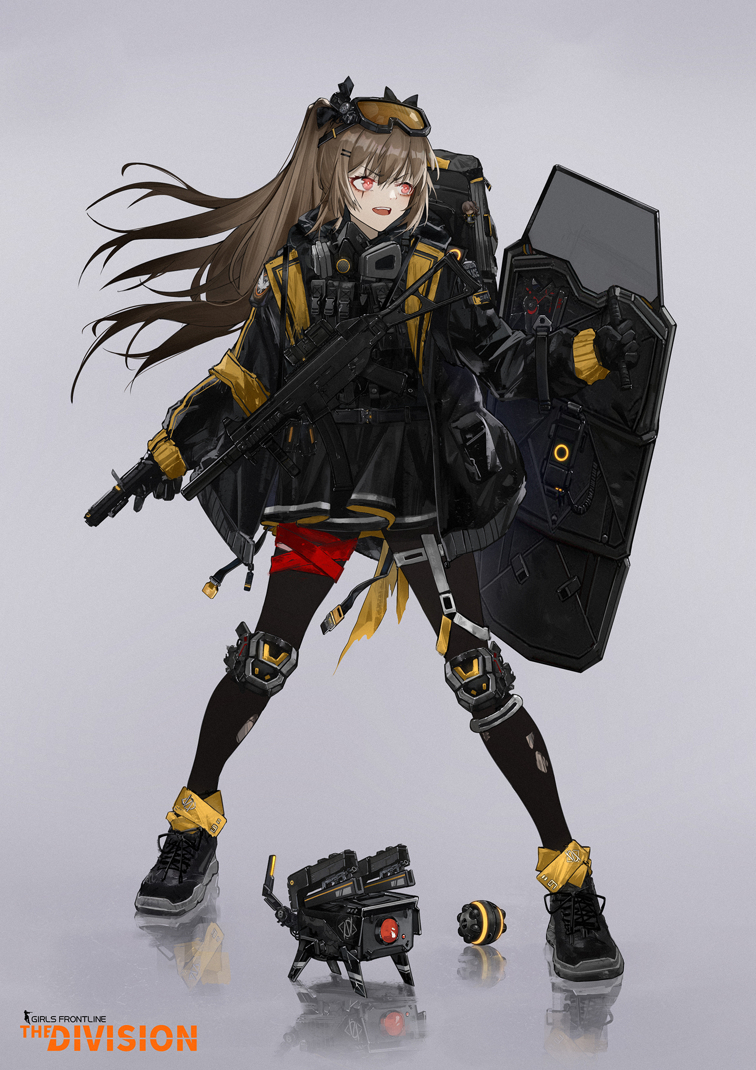 Safebooru - 1girl brown hair dinergate (girls frontline) girls ...