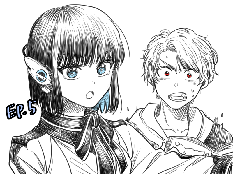 Safebooru - 1boy 1girl bangs blunt bangs book eyebrows behind hair hiden aruto holding holding ...