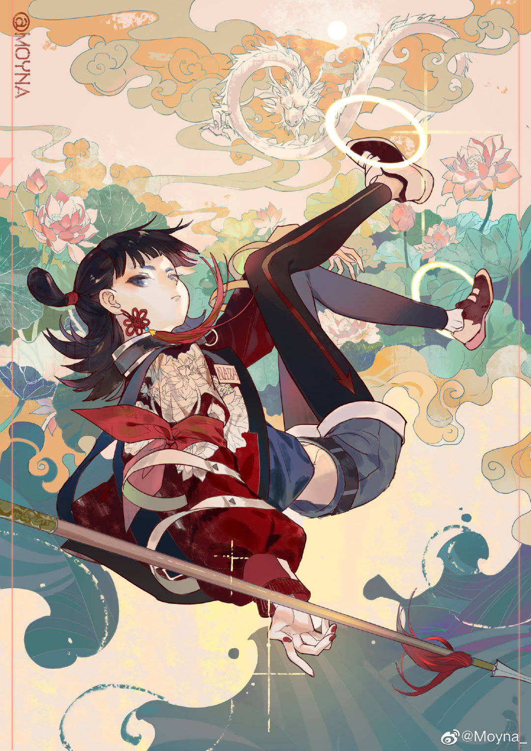 Safebooru - 1boy artist name artist request bangs belt black hair black legwear black shirt blue ...