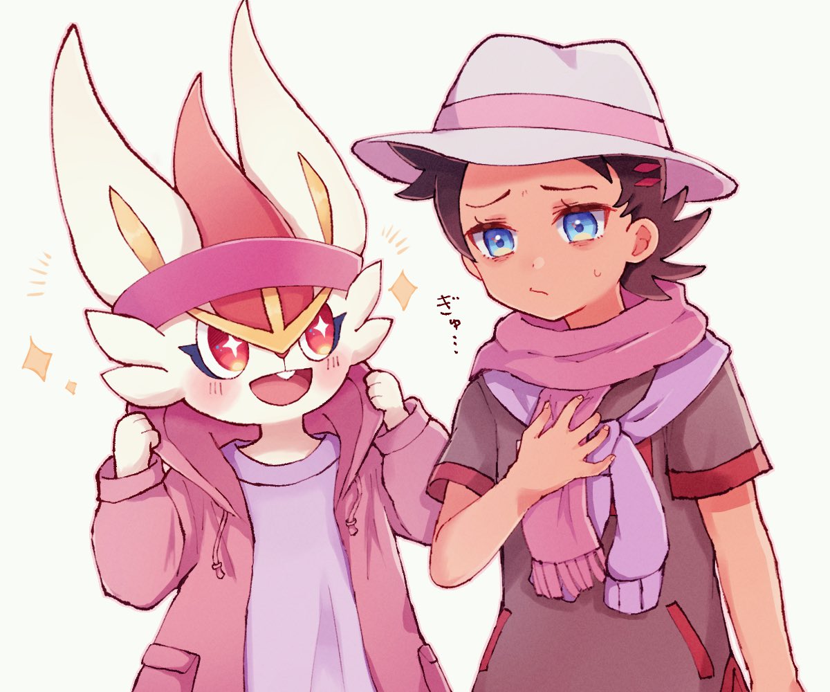 Safebooru - + + 1boy blue eyes blush brown hair cinderace closed mouth ...