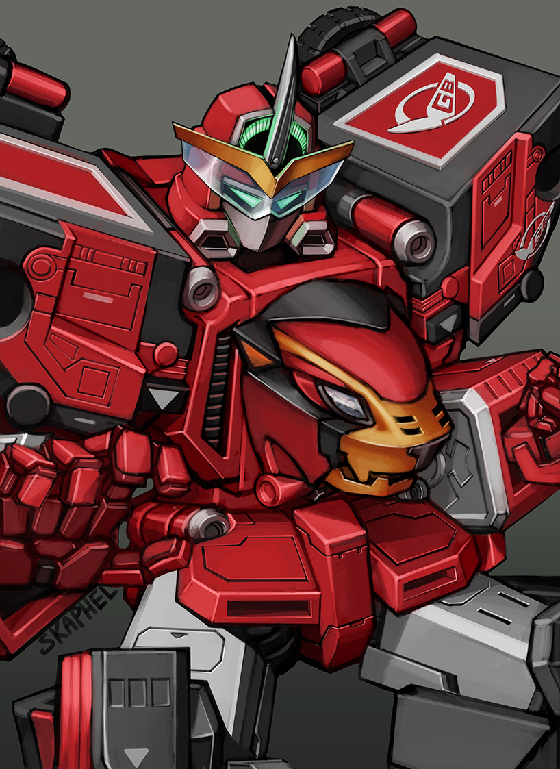 Safebooru - blue eyes clenched hand english commentary go-buster ace ...