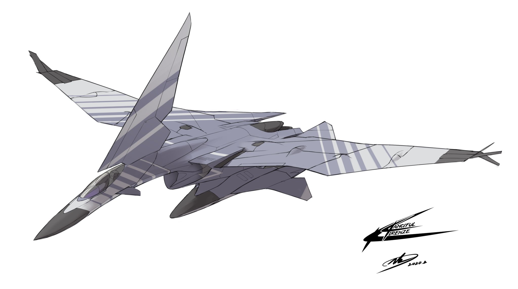 Safebooru - aircraft airplane airplane wing andrew leung dated fighter ...