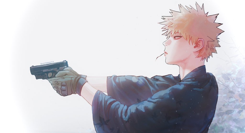 Safebooru - 1boy alternate costume artist name bakugou katsuki bangs ...