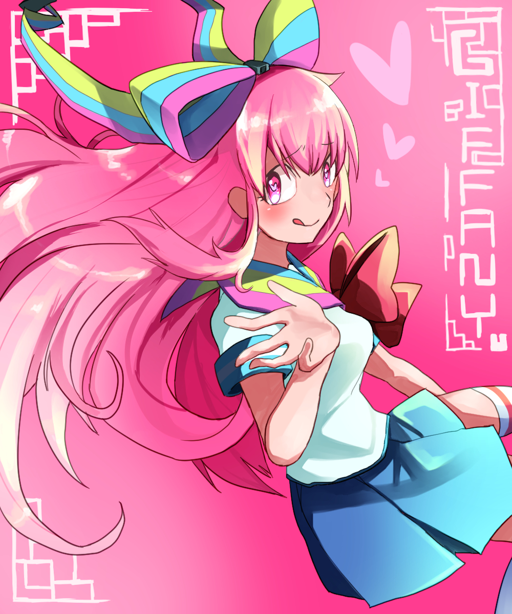 Safebooru - 1girl bangs blue skirt blush breasts character name ...