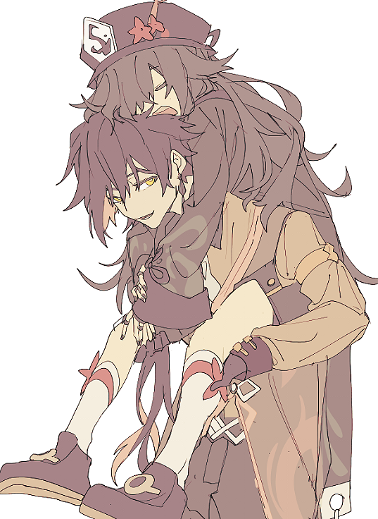 Safebooru - 1boy 1girl brown hair carrying closed eyes genshin impact gloves half-closed eyes ...