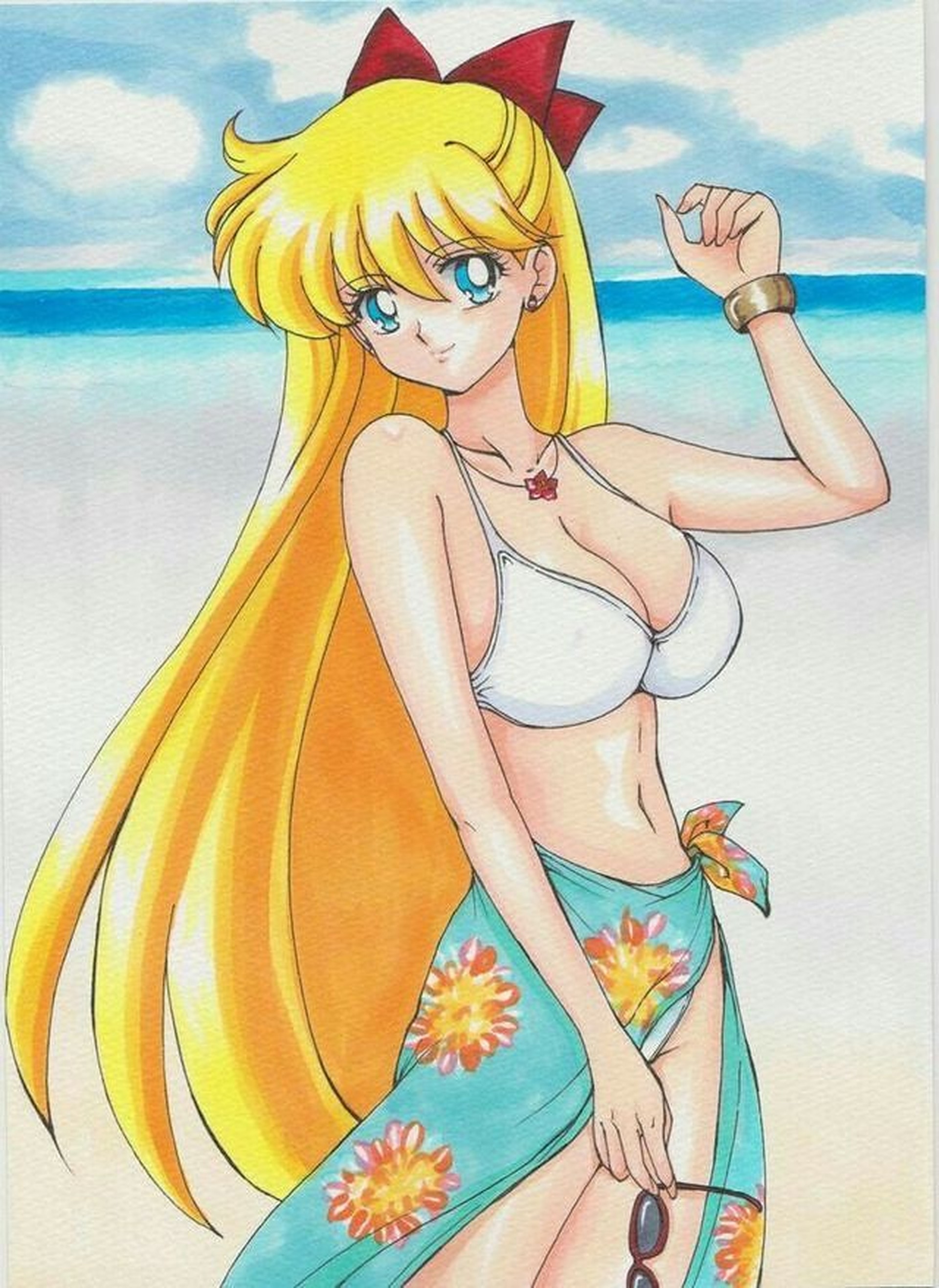Safebooru - aino minako bikini bishoujo senshi sailor moon blonde hair ...