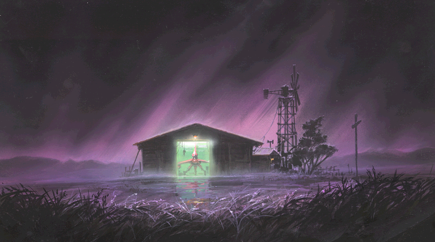 Safebooru - aircraft airplane aoki uru concept art farm fighter jet ...