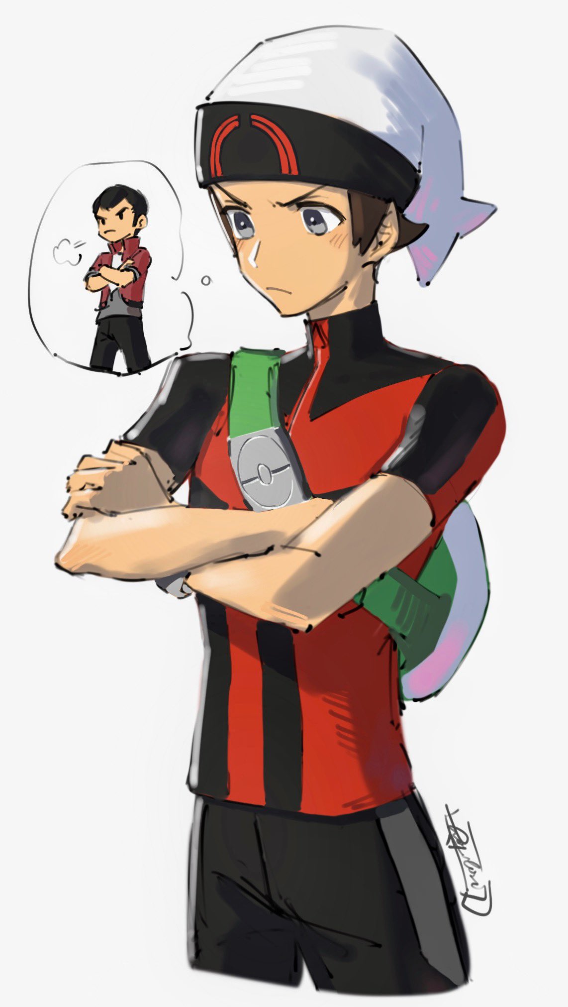 Pokemon Ruby Brendan Hair