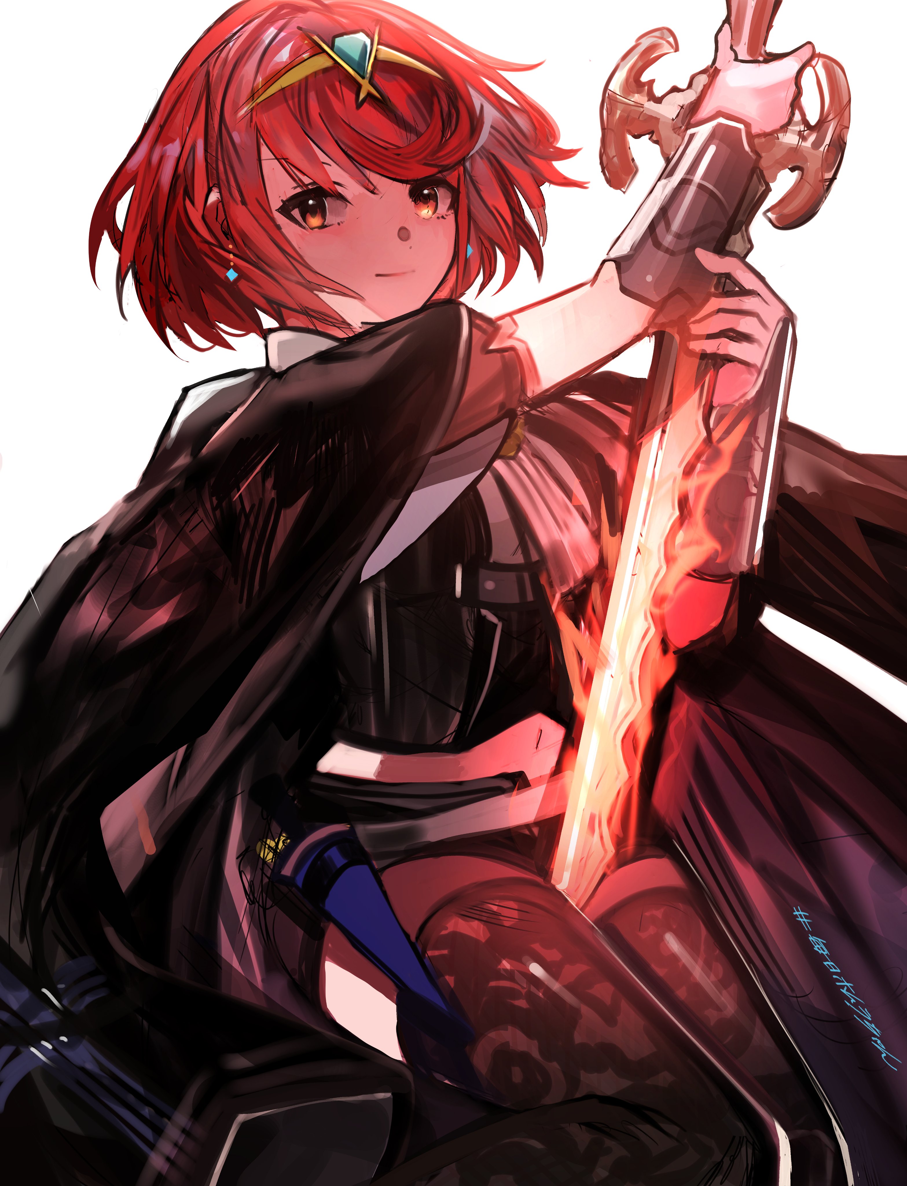 Safebooru - 1girl absurdres bangs black shorts byleth (fire emblem ...