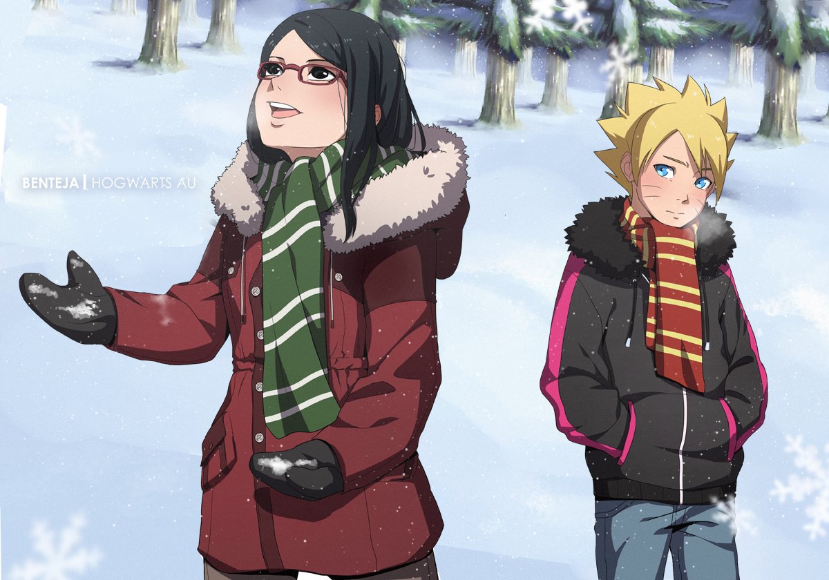 Safebooru - benteja black eyes black hair blonde hair blue eyes blue hair boruto: naruto next ...
