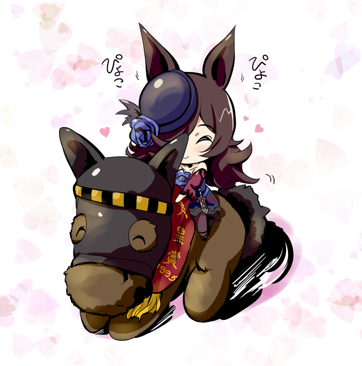 Safebooru - 1girl ^ ^ animal animal ears bangs bare shoulders black footwear black headwear blue ...