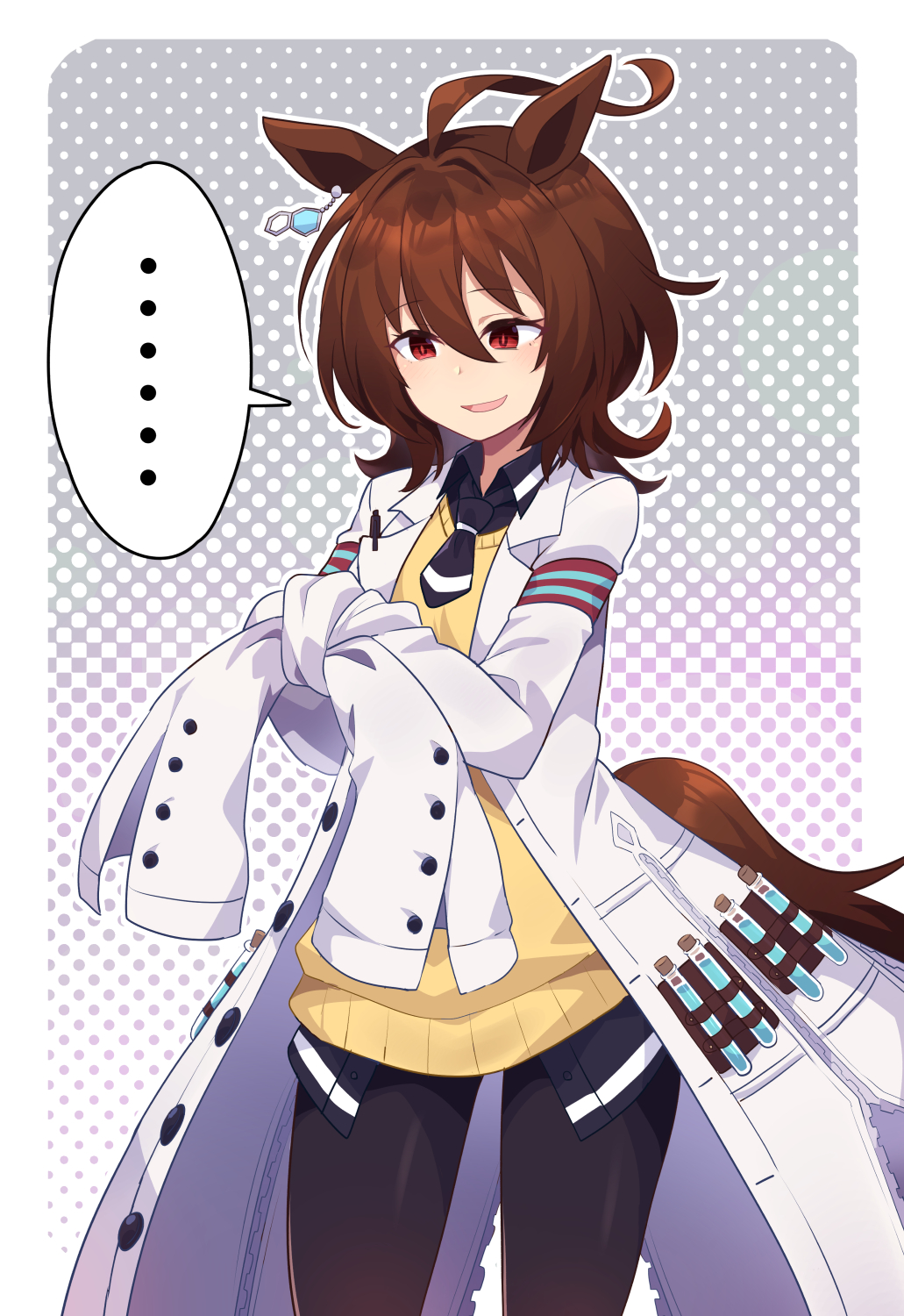 Safebooru - ... 1girl agnes tachyon (umamusume) ahoge animal ears brown hair highres horse ears ...