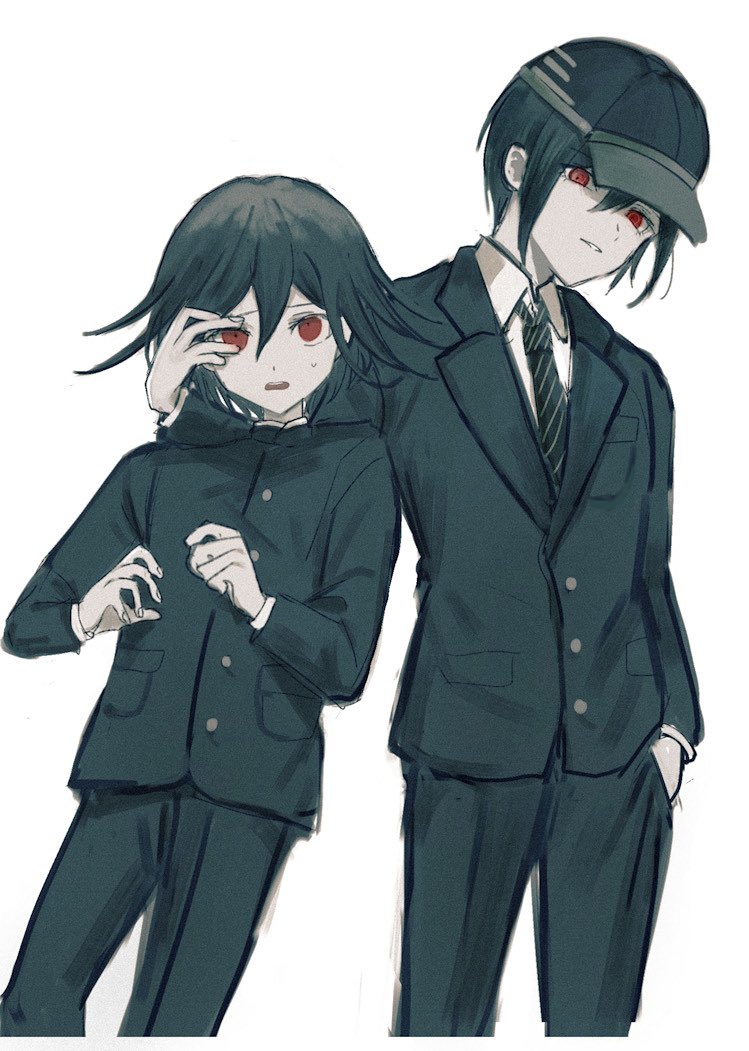 Safebooru - alternate eye color bangs black jacket collared shirt ...