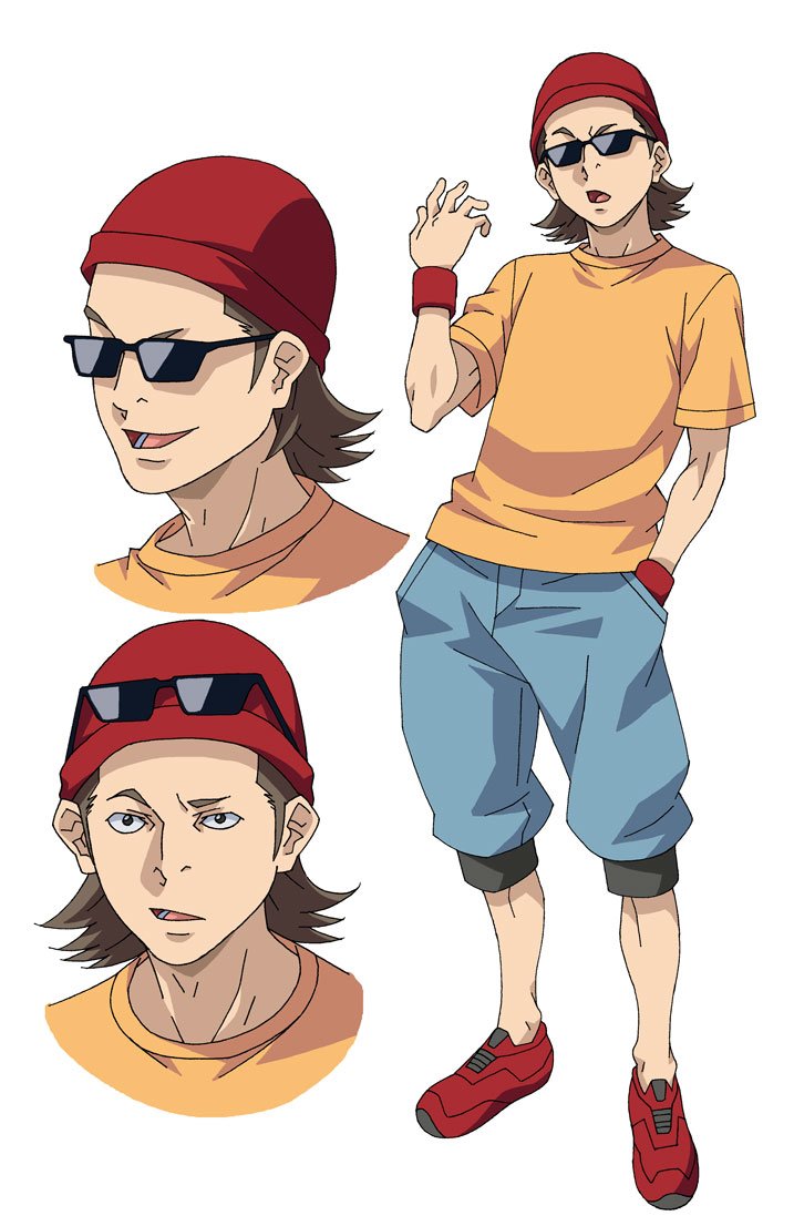 Safebooru - 1boy amano yoki brown eyes brown hair character sheet ...