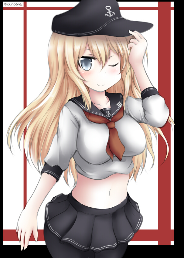 Safebooru - 1girl akatsuki (kancolle) akatsuki (kancolle) (cosplay) anchor symbol bismarck ...
