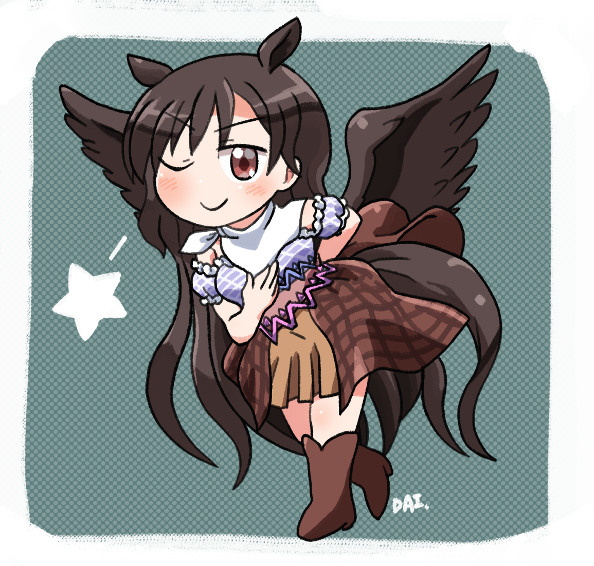 Safebooru - 1girl ;) animal ears arm behind back bandana bandana around neck bare shoulders ...
