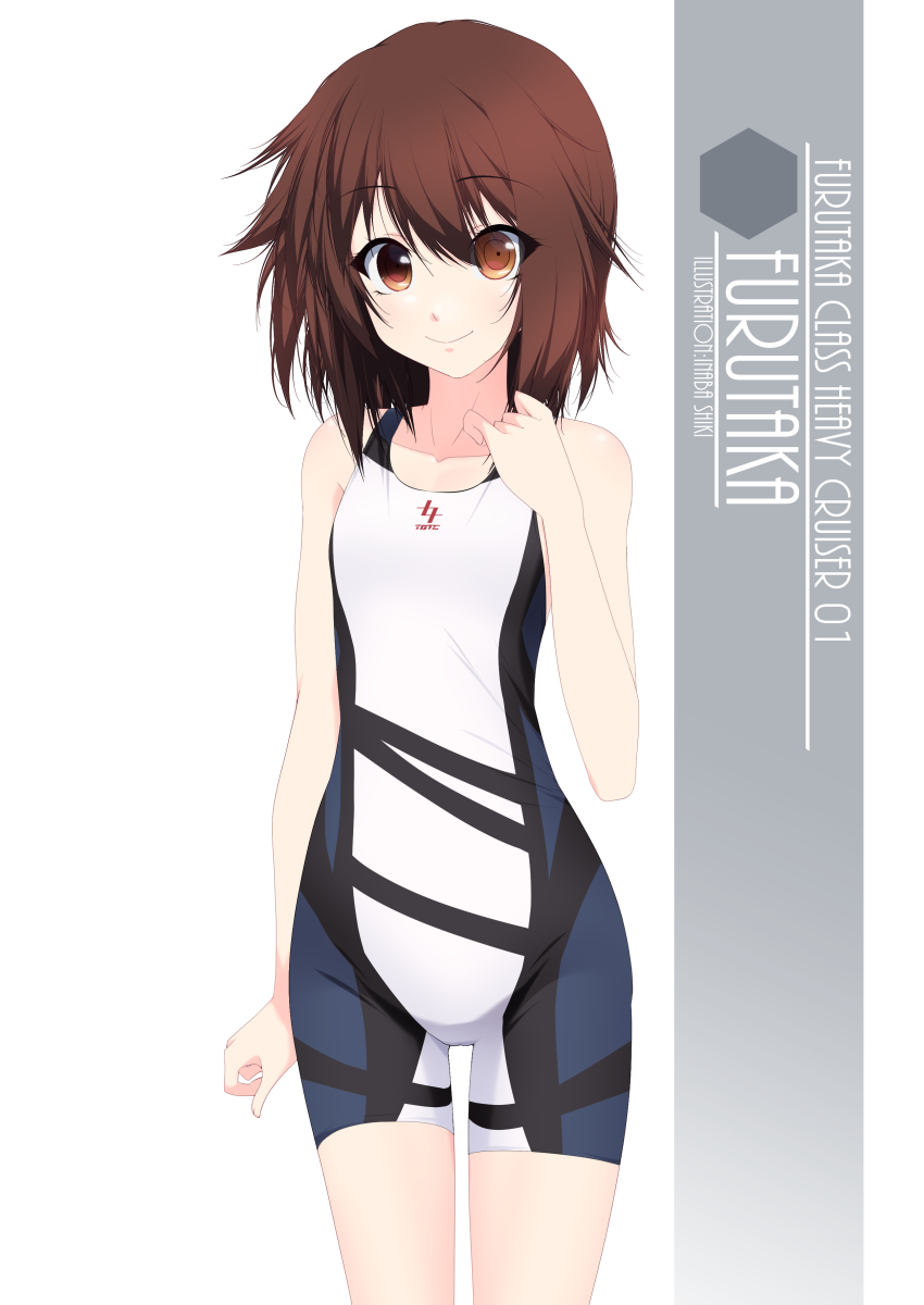 Safebooru - 1girl alternate breast size artist name brown hair character name commentary request ...