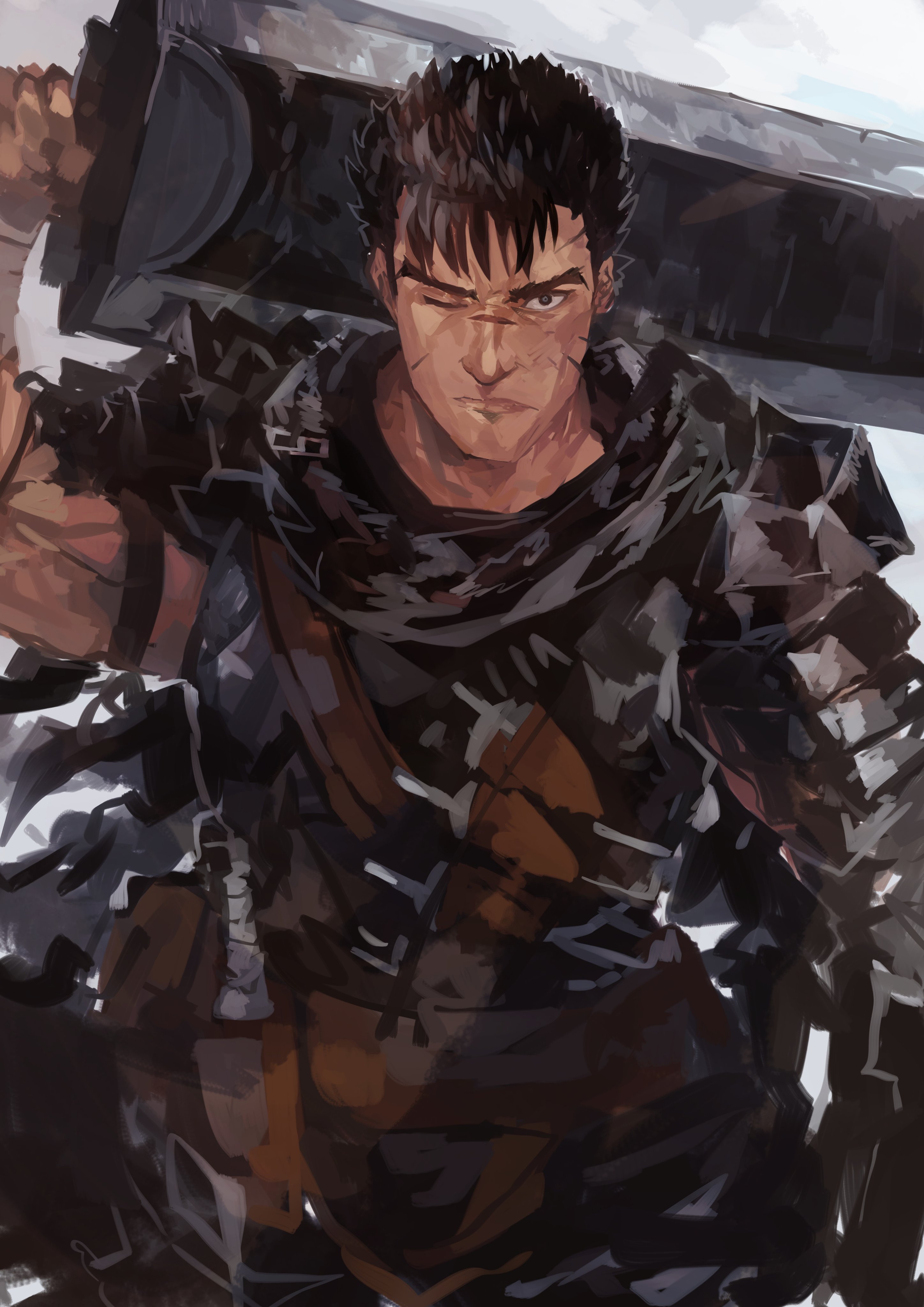 Safebooru - 1boy absurdres armor bandaged arm bandages berserk black ...