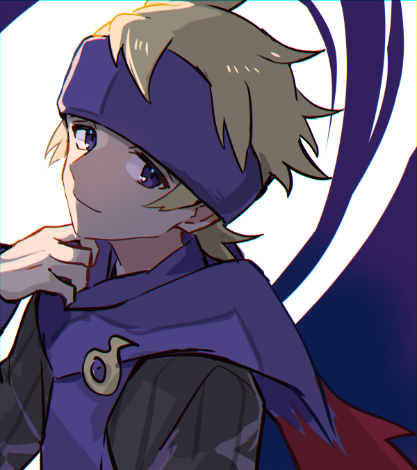 Safebooru - 1boy bangs blonde hair blue eyes closed mouth commentary ...