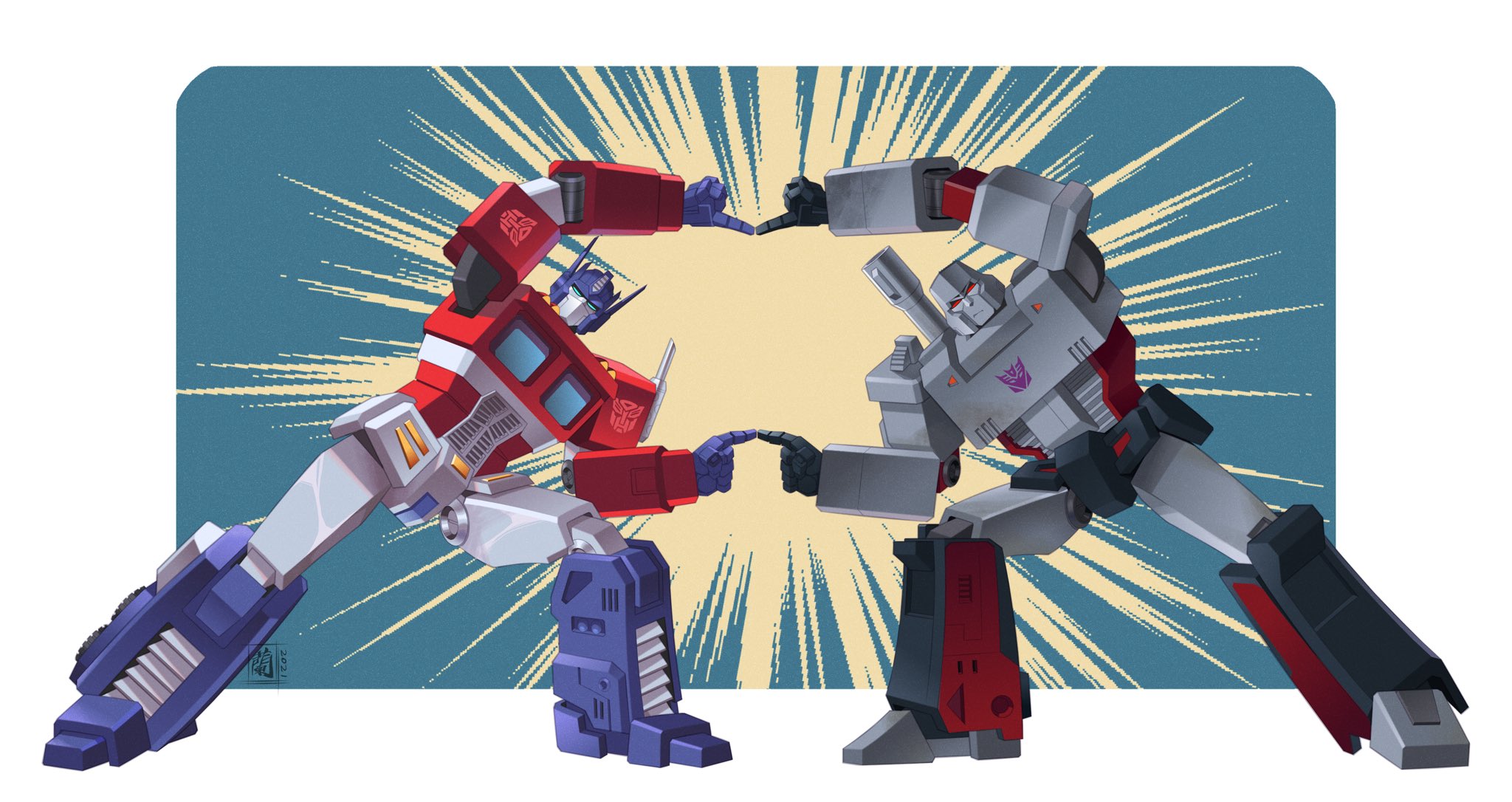 Safebooru - 2boys autobot blue eyes confused decepticon dragon ball ...