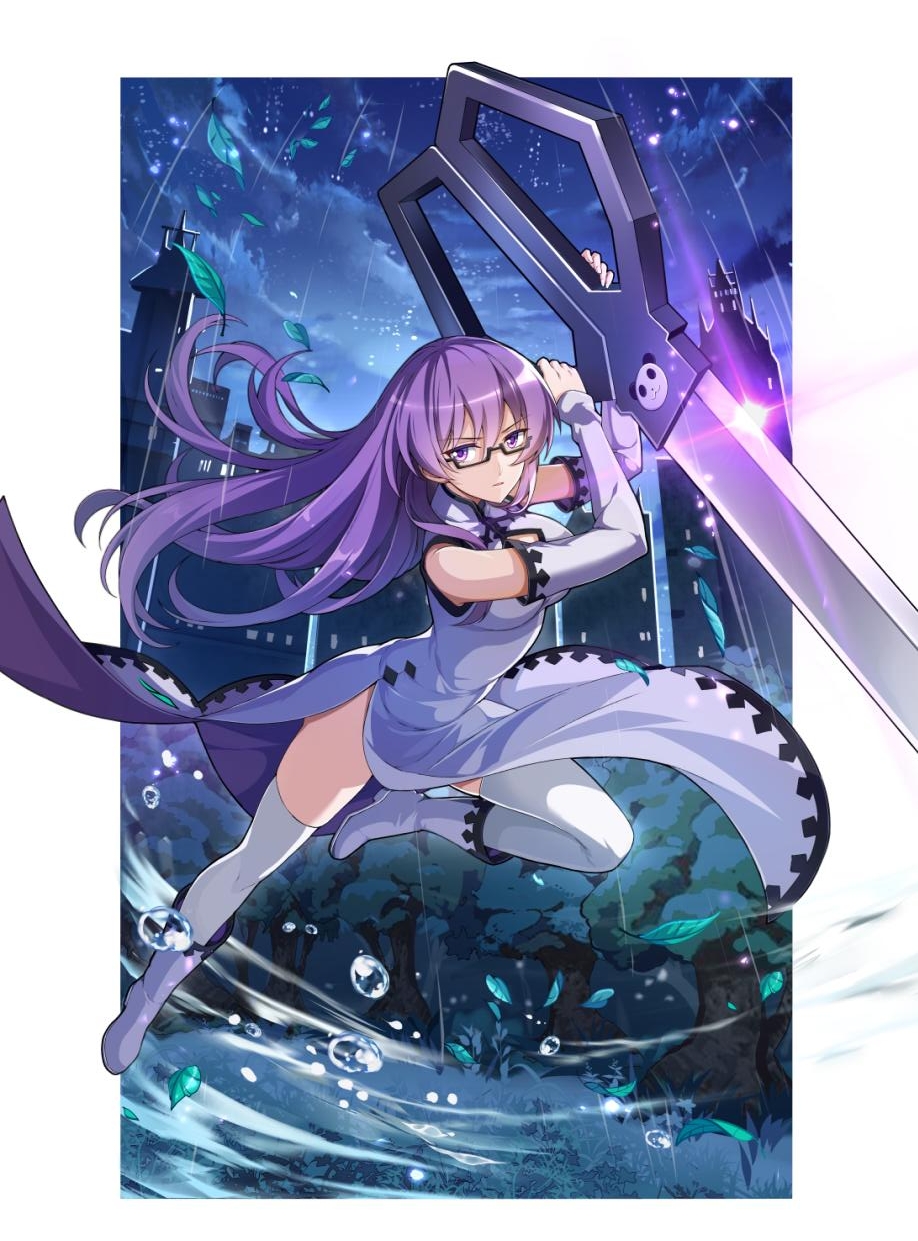 Safebooru - 1girl akame ga kill! bangs black-framed eyewear breasts ...