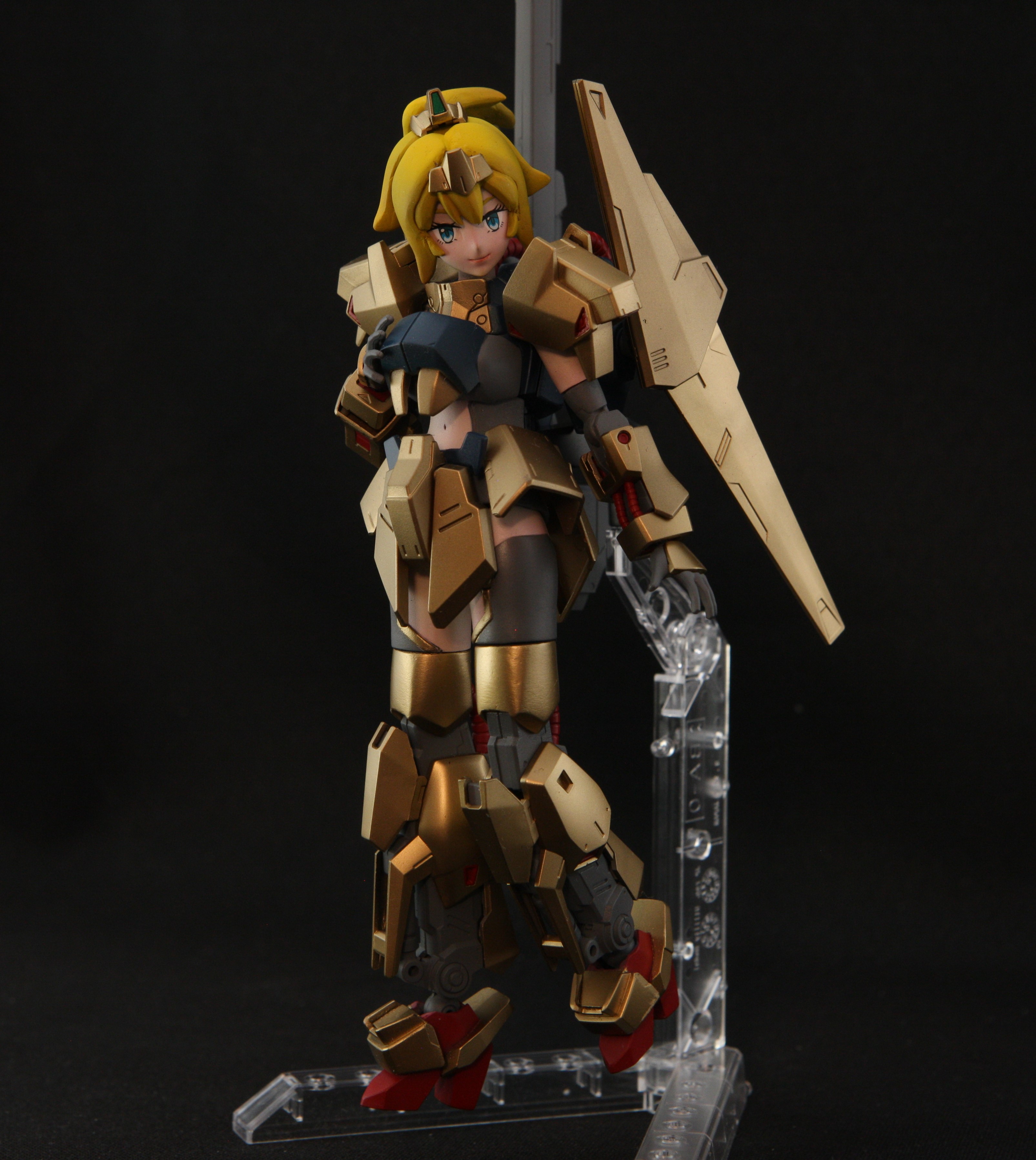 Safebooru - 1girl absurdres armor bangs blonde hair blue eyes cosplay ...