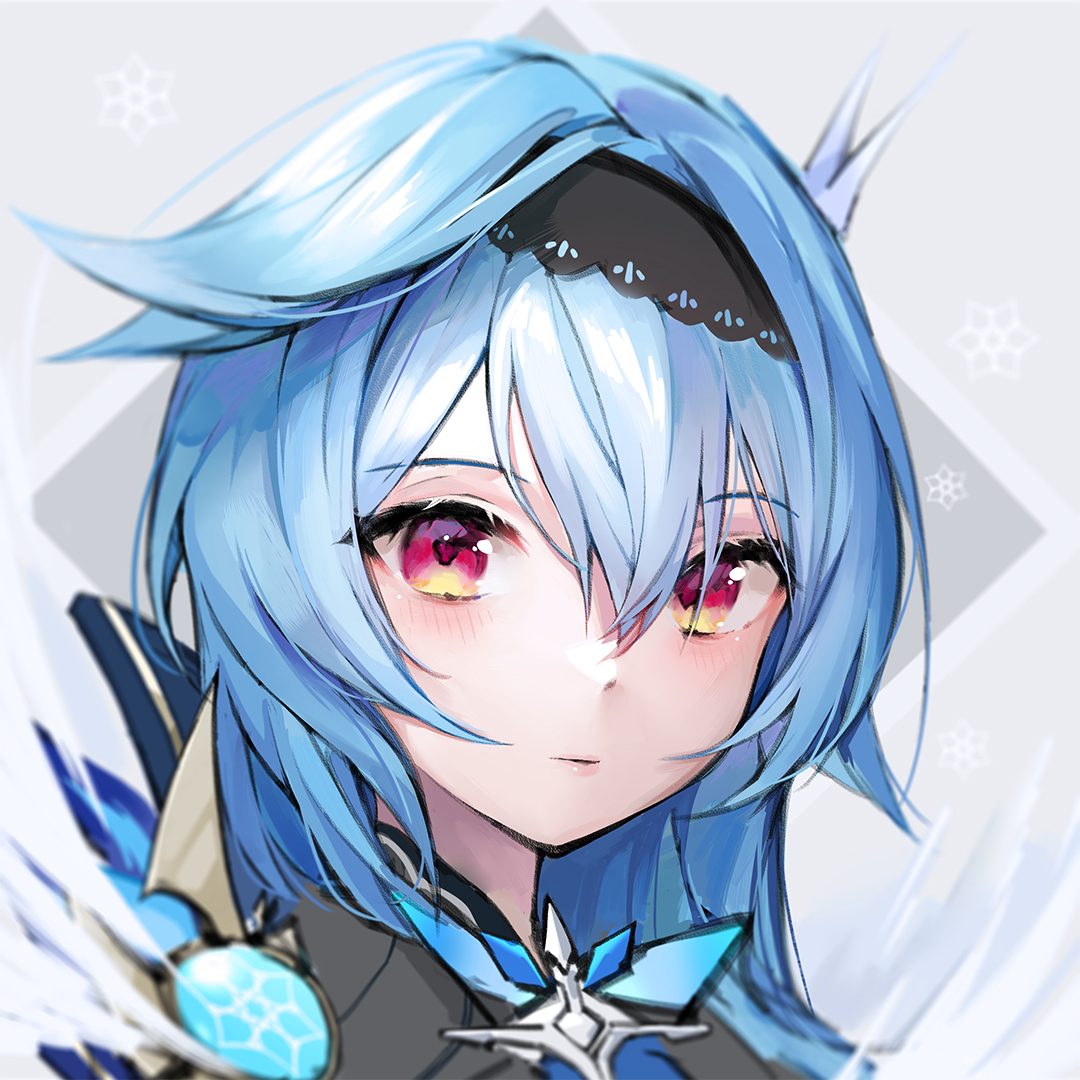Safebooru - 1girl bangs black hairband blue hair commentary request ...