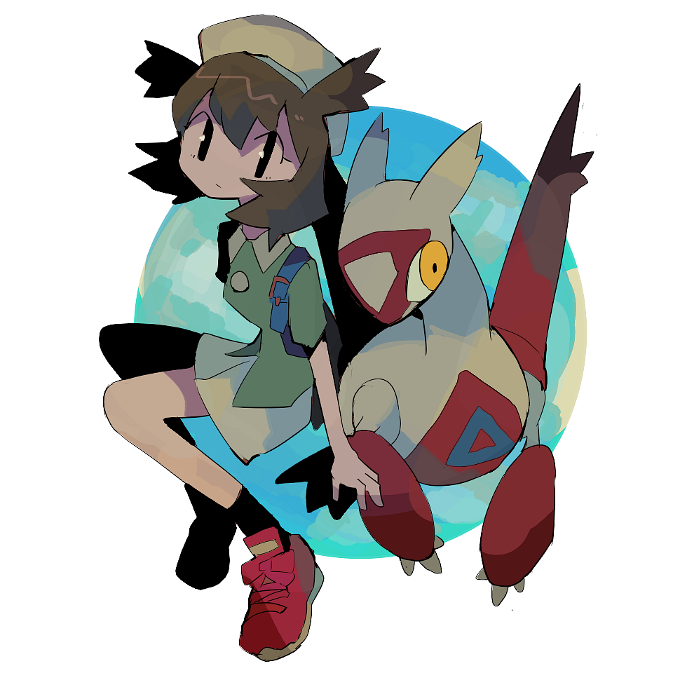 Safebooru - 1girl backpack bag bangs bianca (pokemon m05) black eyes ...