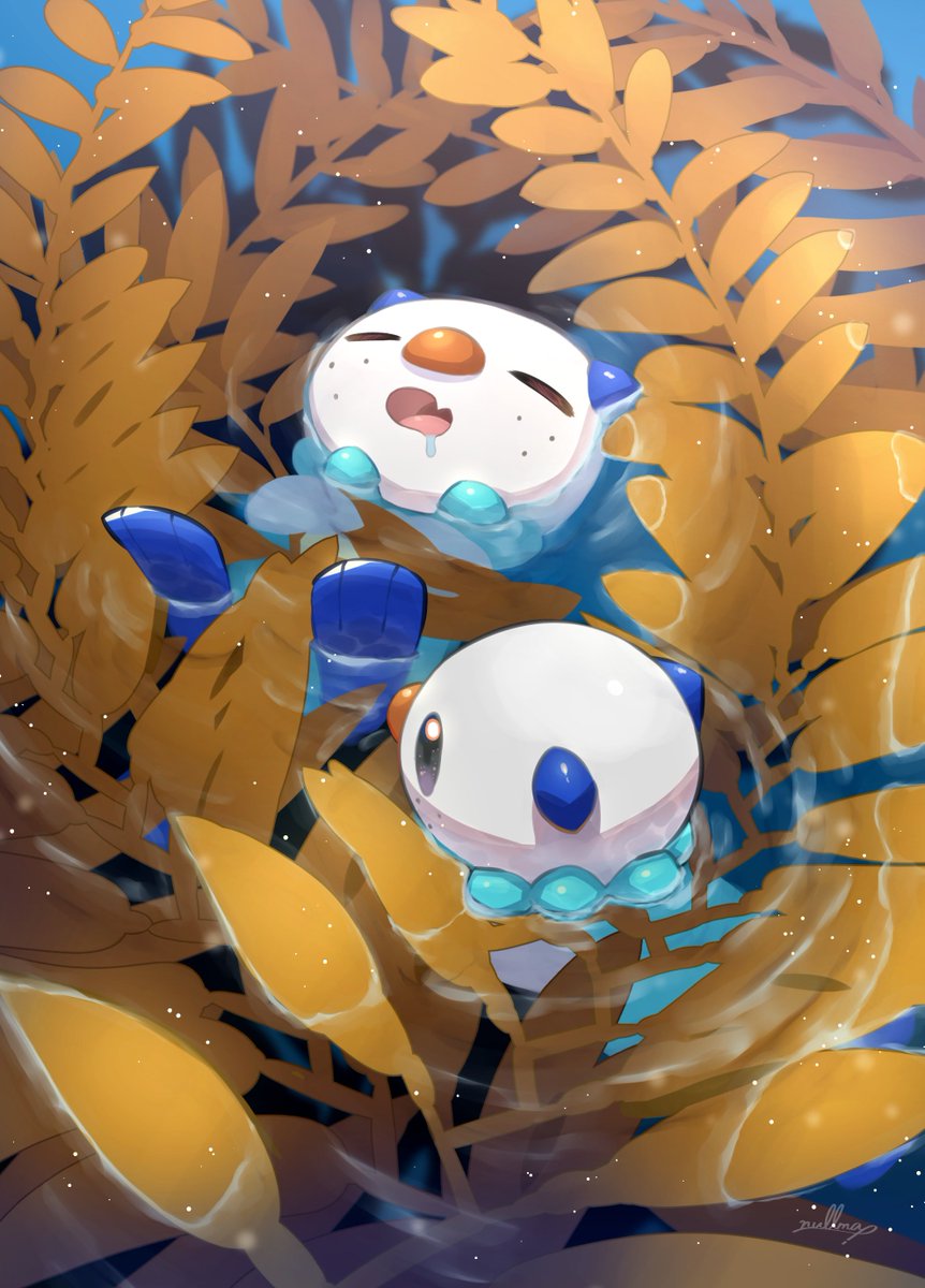 Safebooru - afloat closed eyes commentary request creature drooling ...