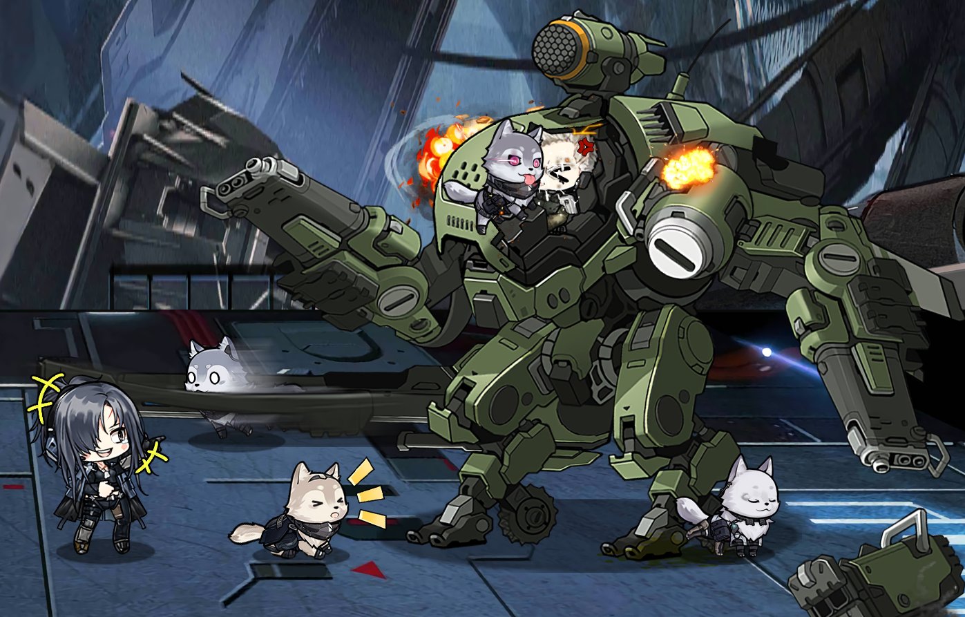 Safebooru - 1boy 1girl ak-12 (girls frontline) ak-15 (girls frontline ...