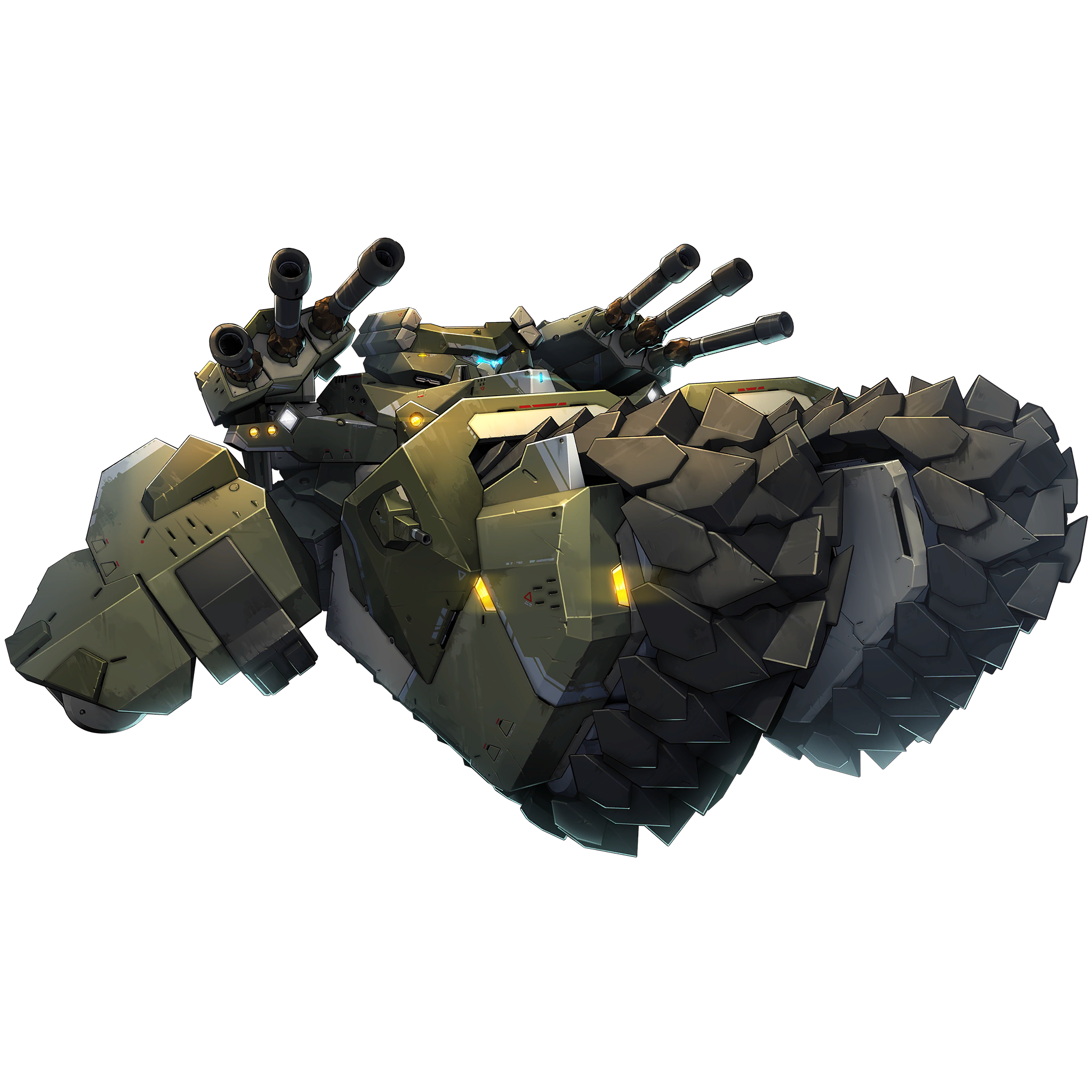 Safebooru - 1boy ags (last origin) cannon ground vehicle headlight ...