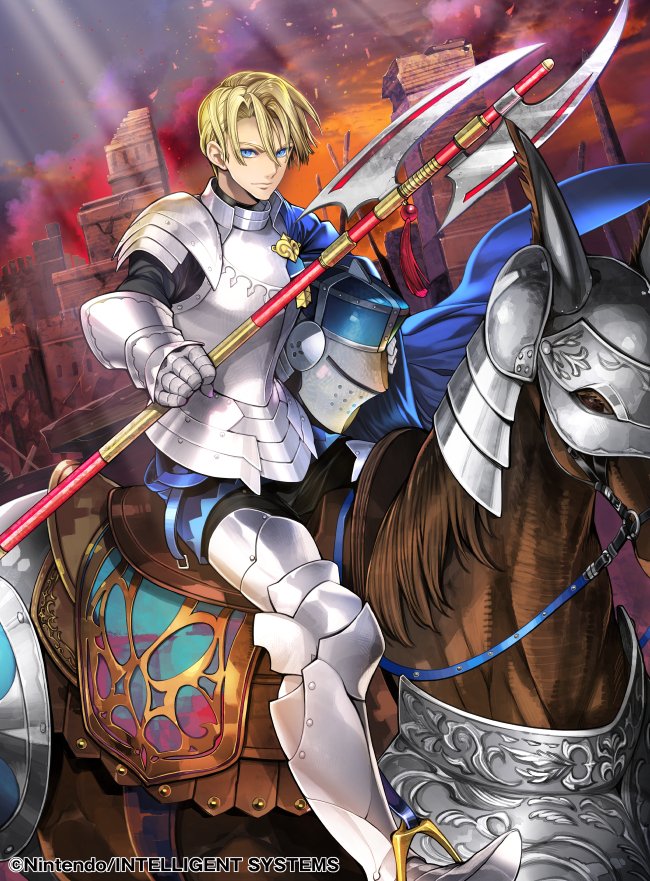 Safebooru - 1boy alternate costume armor blonde hair blue eyes dimitri ...