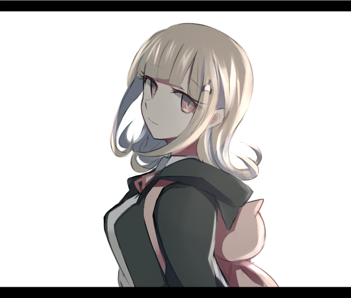 Safebooru - 1girl animal bag aoki shizumi backpack bag bangs black jacket blunt bangs brown eyes ...