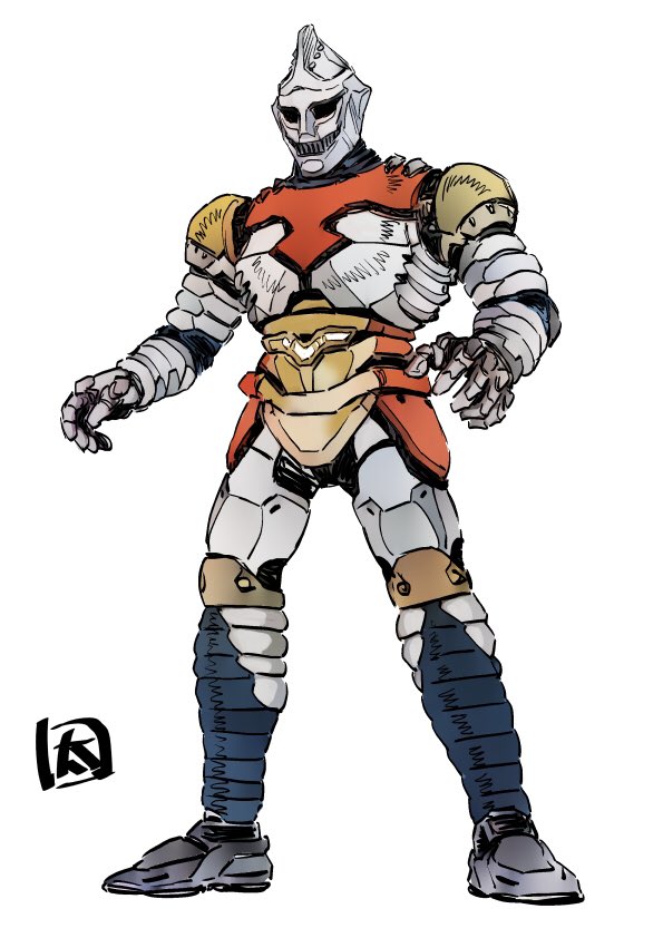 Safebooru - black eyes full body godzilla (series) jet jaguar looking ...